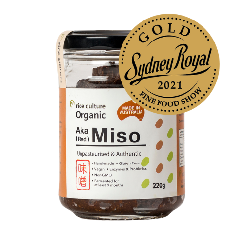 [DARK & FULL BODY] Australian Organic Aka (Red) Miso – Rice Culture